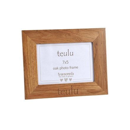 'Teulu' 7x5 Oak Photo Frame | 61403 | Interior Decor / Photo Frames ...