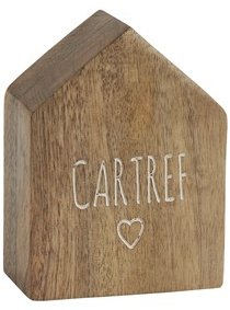 Welsh "Cartref" House Block, 11.5cm | 61415 | Interior Decor / Home ...