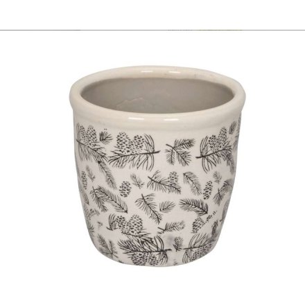 Pine Cone Toile Planter | 61543 | Interior Decor / Home Accessories ...