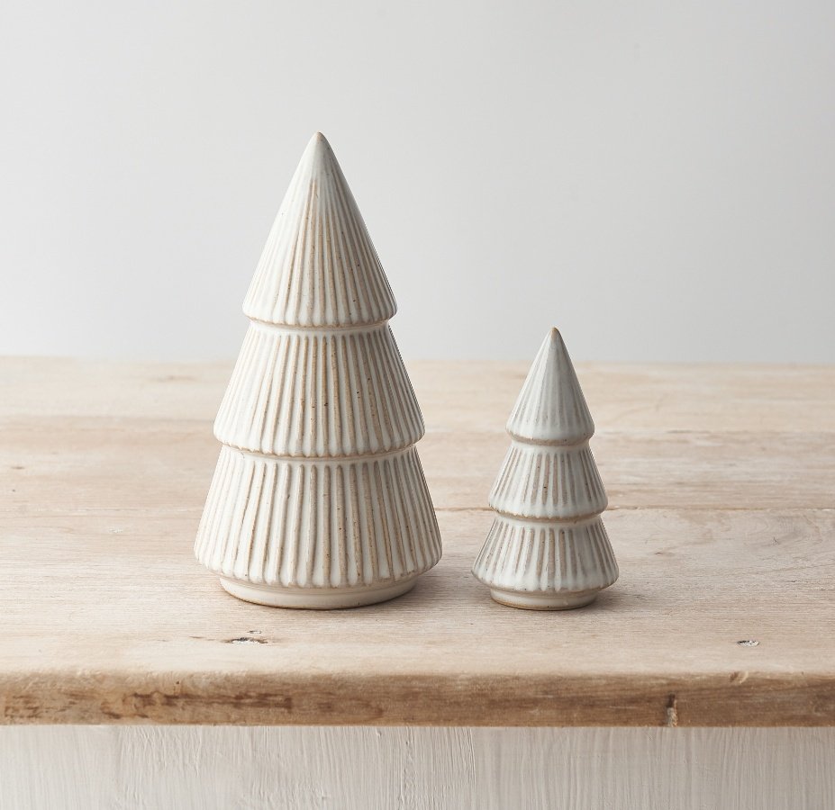 PL024541 - Natural Ceramic Tree 9.5cm | | Christmas / Ornaments ...