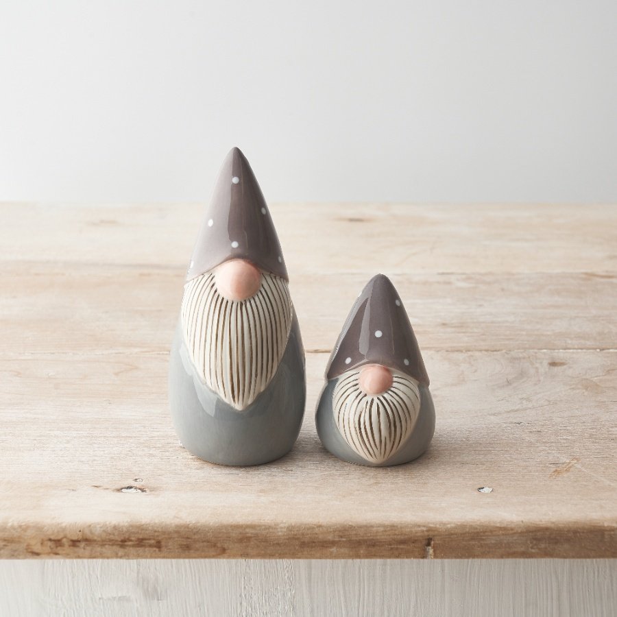 PL024452 - Grey Stripe Gonk, 14cm | | Christmas / Christmas Gonks ...