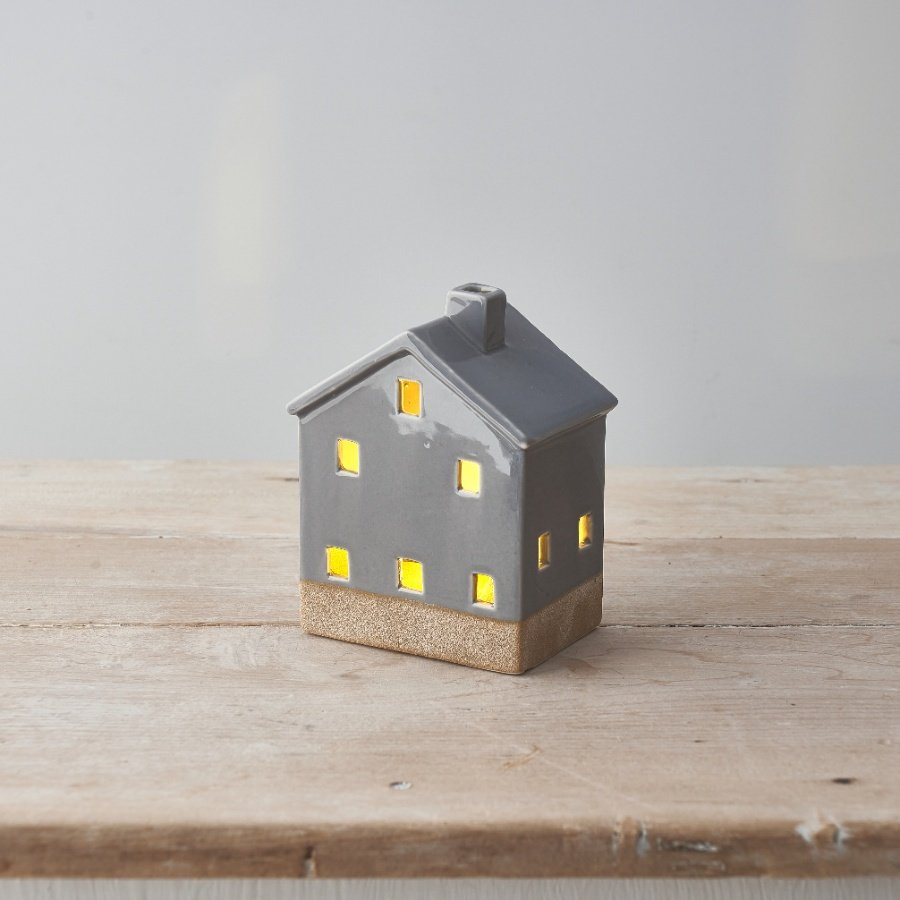 PL024155 - Grey Light Up House, 13.5cm | | Christmas / Light Up ...