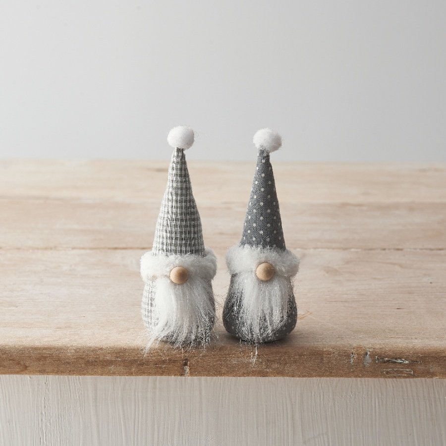 Grey Fabric Gonk Mix, 12CM | 61864 | Christmas / Gonks | Rosefields