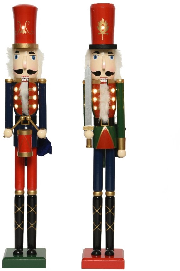 Light Up Nutcrackers, 50cm | 61988 | Christmas / Display and Light Up ...