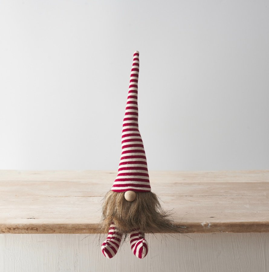29cm Red & White Striped Gonk | 62097 | Christmas / Gonks | Rosefields