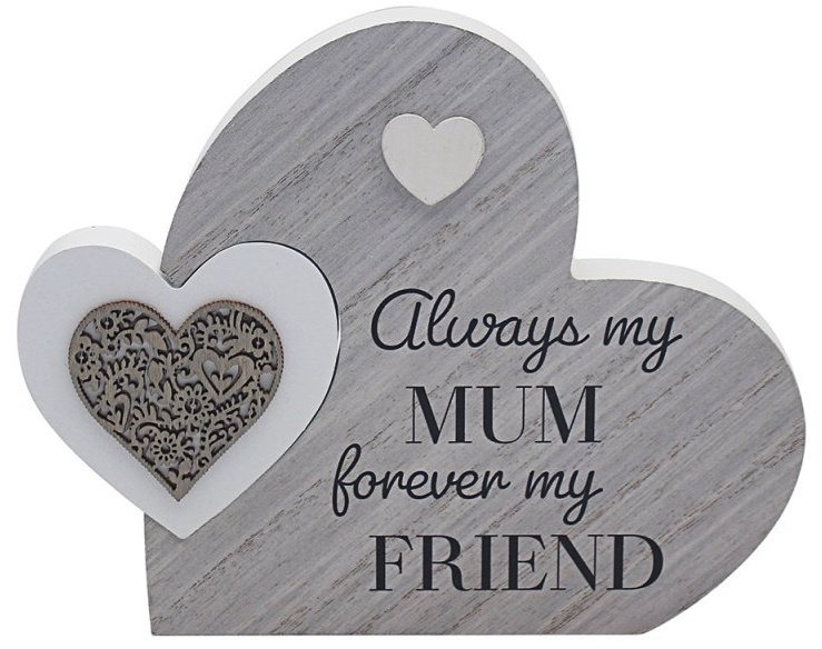 LP49812 / Double Heart 'Mum' Plaque | 62776 | Ranges / Mothers Day ...