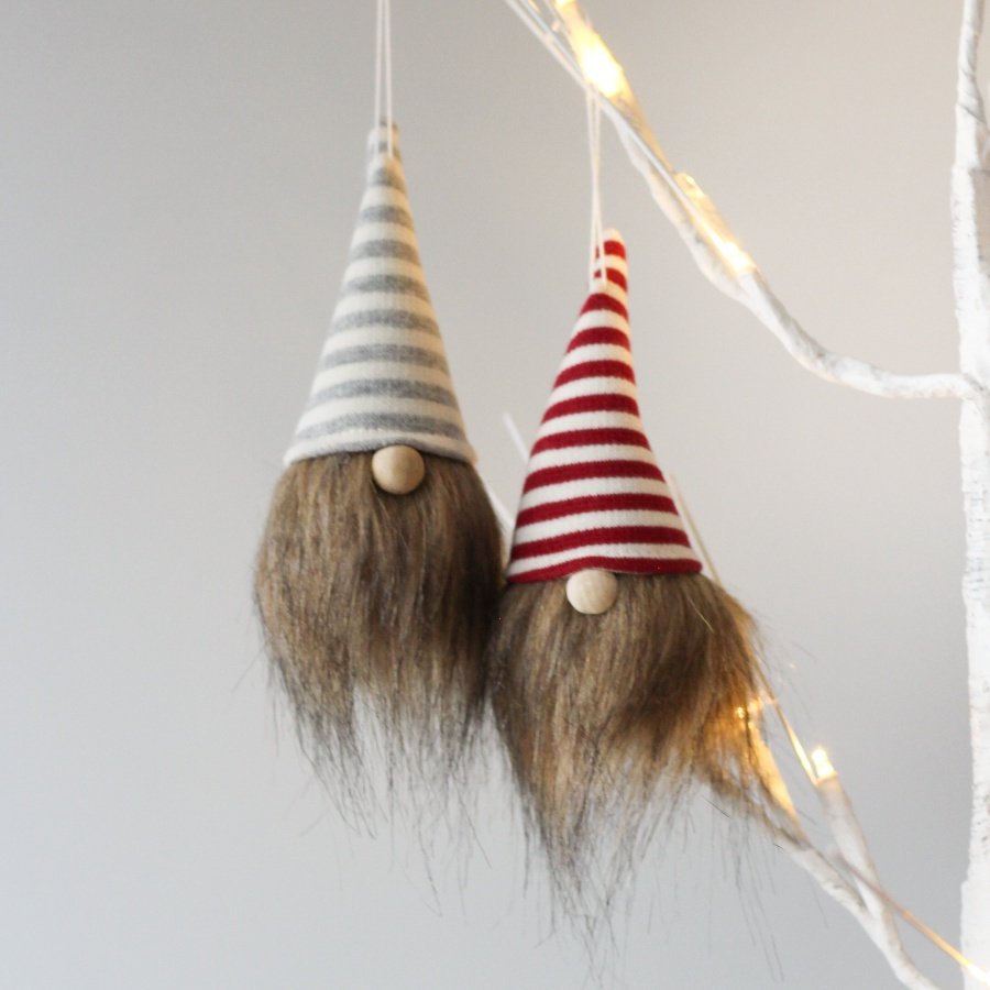 PL175185 - Hanging Gonk Decorations, 2 Assorted, 12cm | | Christmas ...
