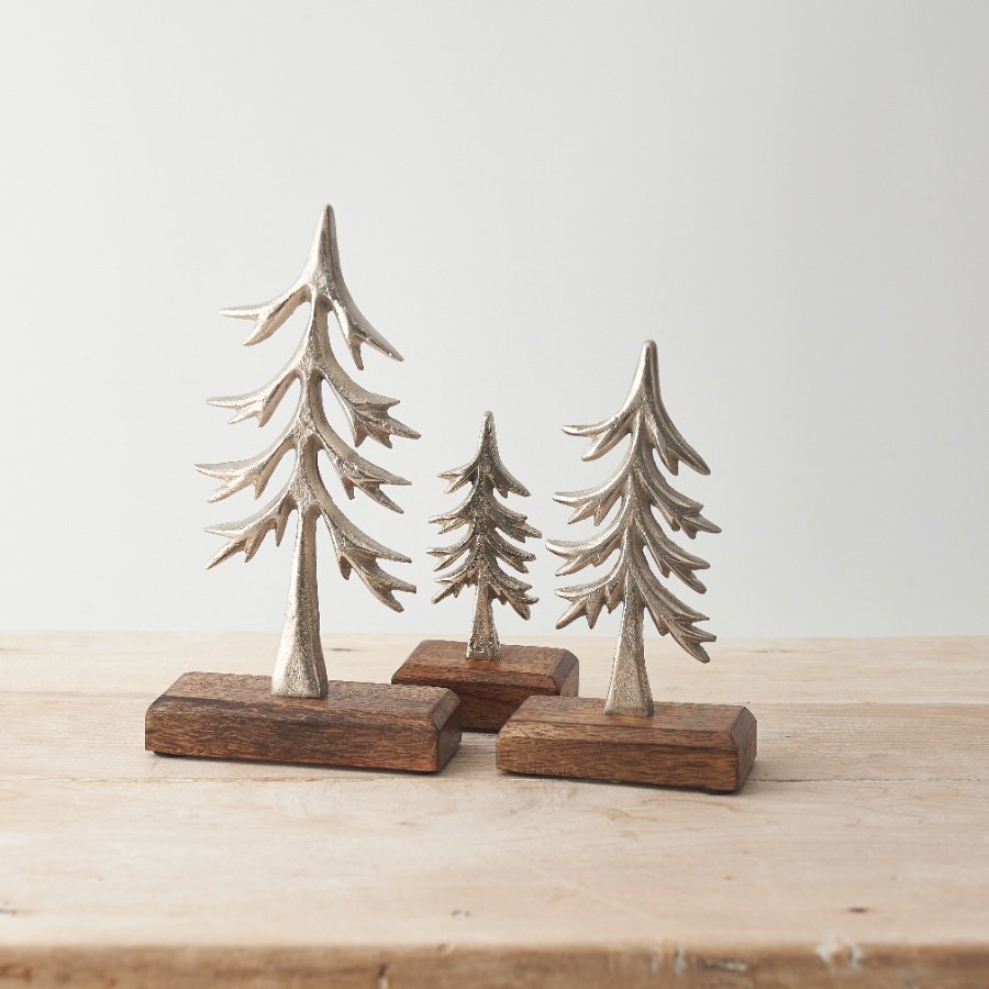 PL065502 - Silver Tree on Base, 20cm | | Christmas / Decorative ...