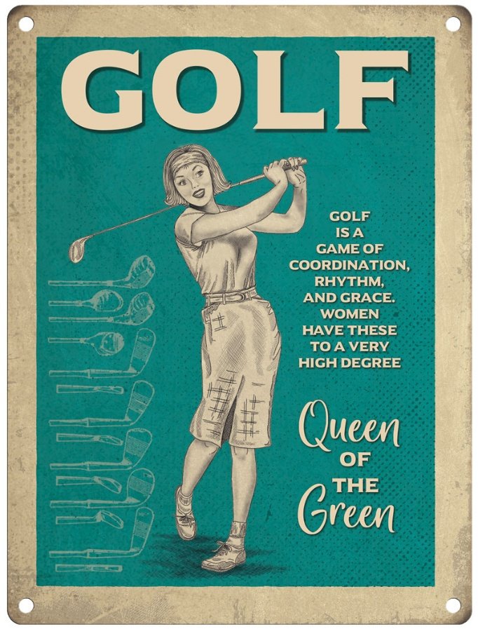 Queen Of The Green Metal Sign | 63298 | Signs & Plaques / Iron and ...