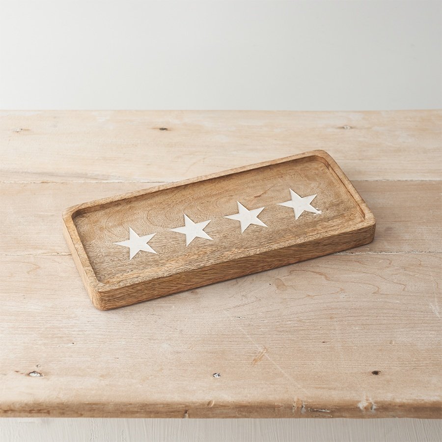Wooden Star Dish, 30cm | 63476 | Christmas / Mugs and Kitchenware ...