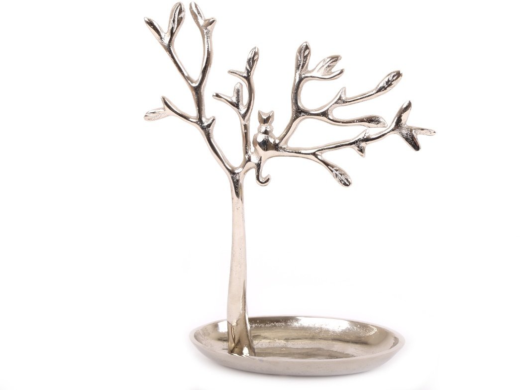 JB0959A / Silver Cat Jewellery Stand, 30cm | 63611 | Interior Decor ...