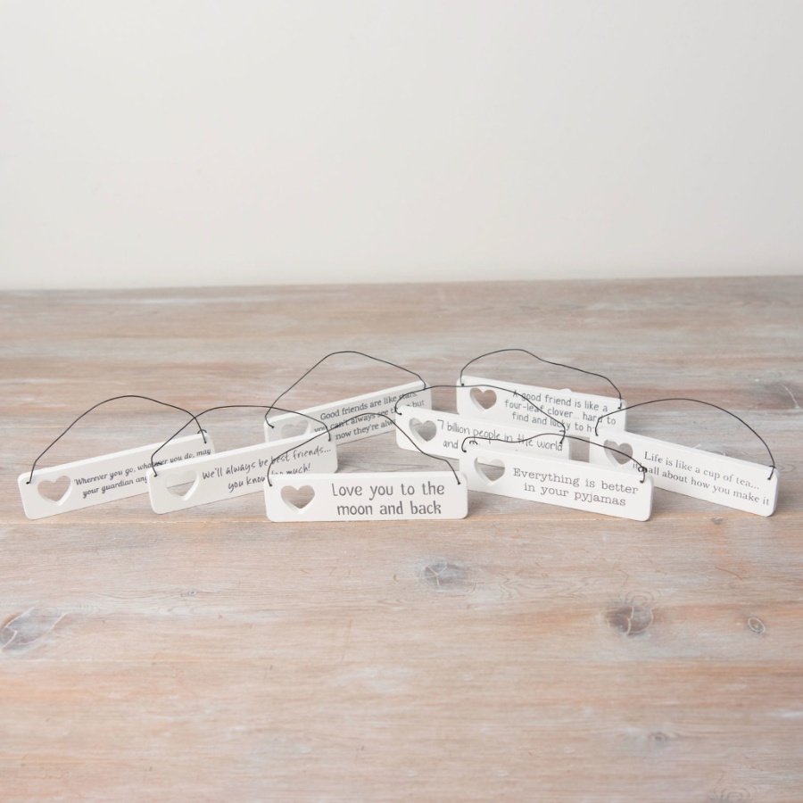 Sentimental Mini Signs, 8a 12cm | 63642 | Signs & Plaques / Mini Signs ...