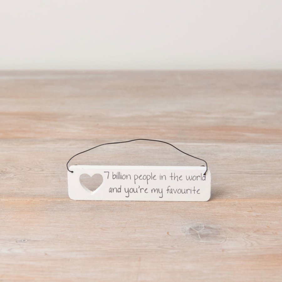 Sentimental Mini Signs, 8a 12cm | 63642 | Signs & Plaques / Mini Signs ...