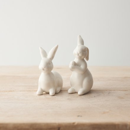 White Porcelain Rabbit | 63759 | Homeware / Decorative Accessories ...