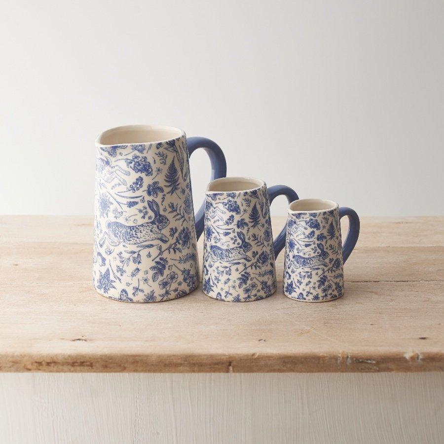 Blue Hare Floral Jug, 16cm | 63766 | Homeware / Jugs & Vases ...
