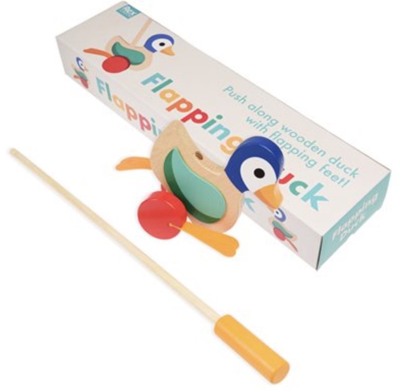 29943 / Wooden Push Along Flapping Duck | 64083 | Kids / Toys and Games ...