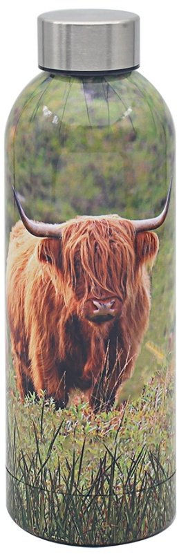 LP72340 / Country Highland Cow Drinks Bottle, 23cm | 64356 | Kitchen ...