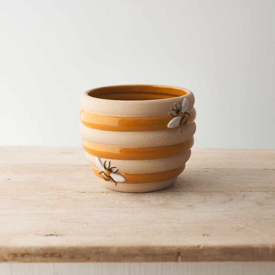 Bee & Hive Planter, 12cm | 64445 | Interior Decor / Birds and ...