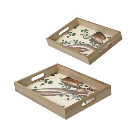 Set of Rabbit Trays with Green Foliage | 64622 | Ranges / Spring ...