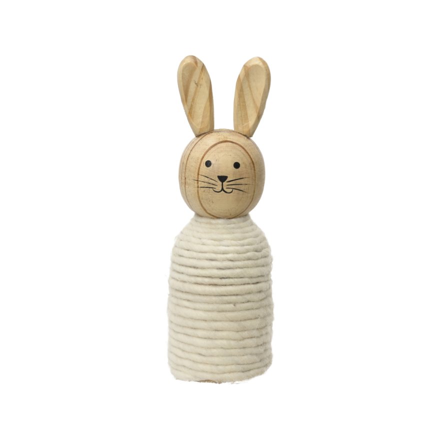805248 - Natural Wooden Bunny, 30cm | | Spring & Easter / Bunny Rabbits ...