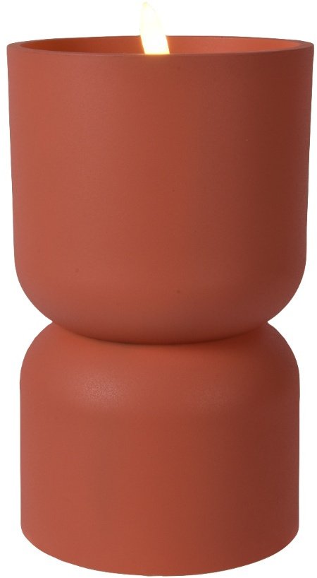 Diablo LED Terracotta Outdoor Candle, 13cm | 64815 | Outdoor Living ...