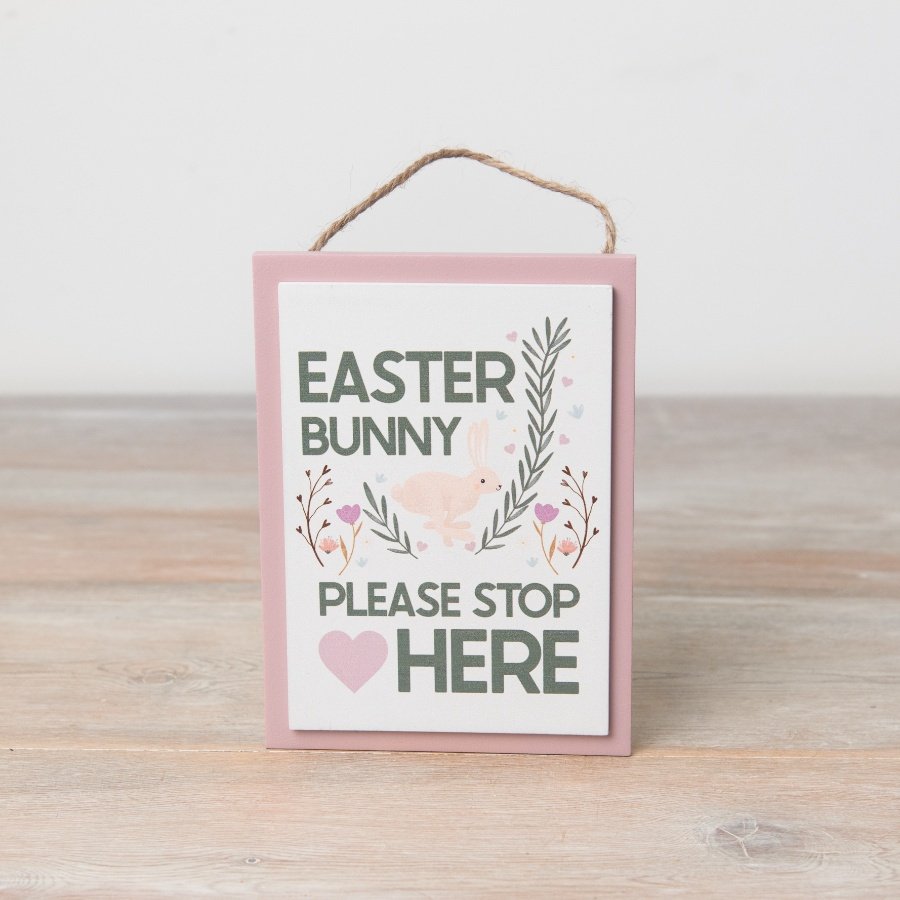 PL448064 - Easter Bunny Stop Sign, 15cm | | Spring & Easter / Signs ...