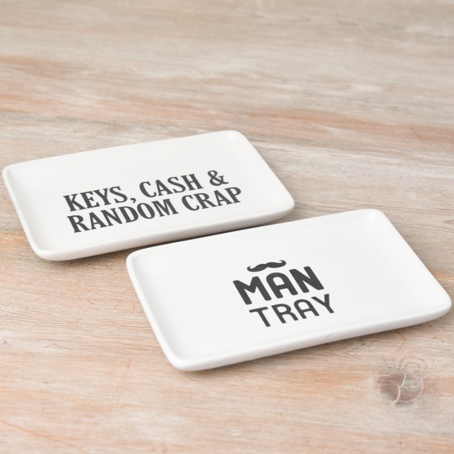 PL027842 - Moustache Man Tray | | Everyday / Trinkets & Trays ...