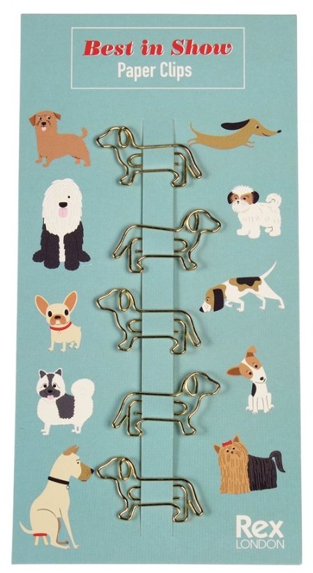 29553 / Best in Show - Dog paper clips | 65258 | Ranges / Notebooks ...
