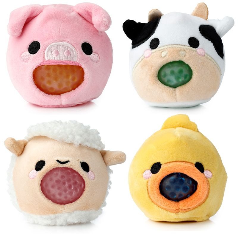 Farm Plush Squishy Toy - Queasy Squeezies Adoramals, 7cm | 65592 | Kids ...