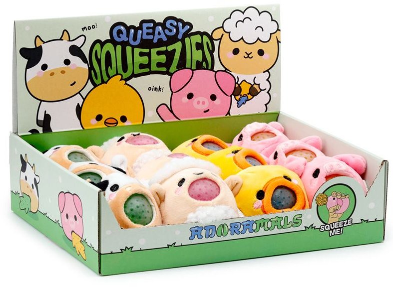 Queasy Squeezies Adoramals Farm Squeezy Toy, 7cm | 65592 | Children ...