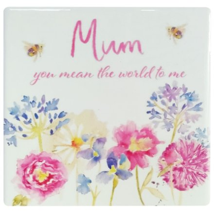 LP95869 / Floral Mum Coaster | 65672 | Occasions / Gifts For Her ...