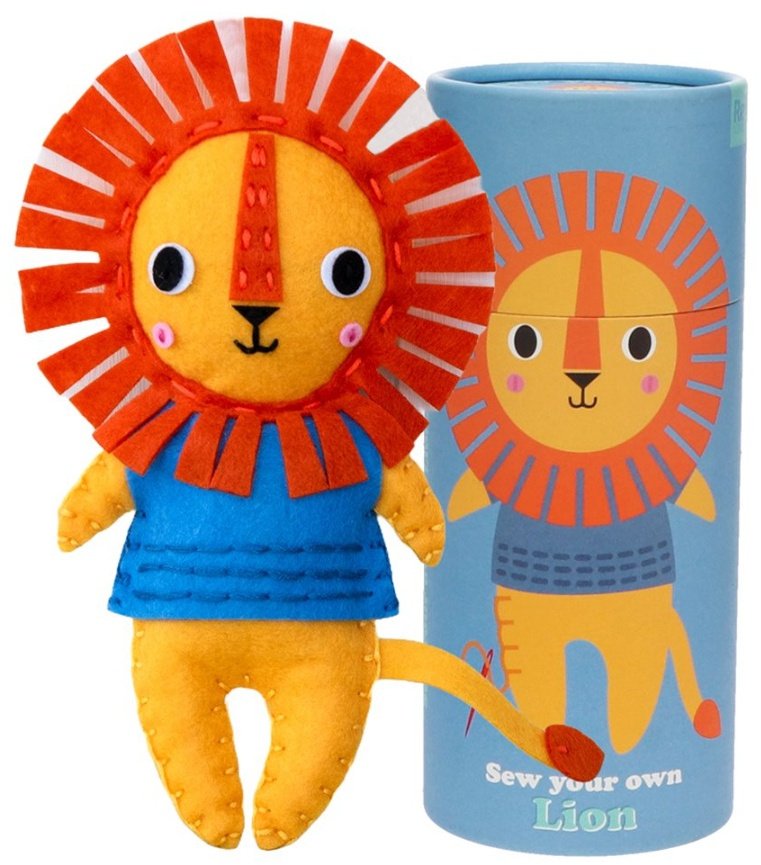 30241 / Lion Sew Yourself Craft Kit, 21cm | 65708 | Kids / Soft Toys ...