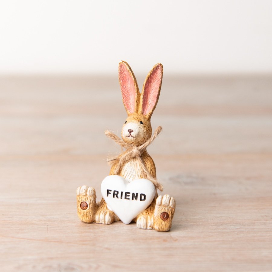 Rabbit Friend, 8.5cm | 65827 | Homeware / Decorative Accessories ...