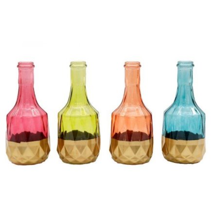OR6395 / Boho Colour Glass Vase, 12cm | 65916 | Interior Decor / Jugs ...