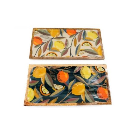 KG3356 / Citrus Enamelled Tray, 2A 40cm | 66010 | Kitchen & Dining / Trays, Coasters & Placemats ...
