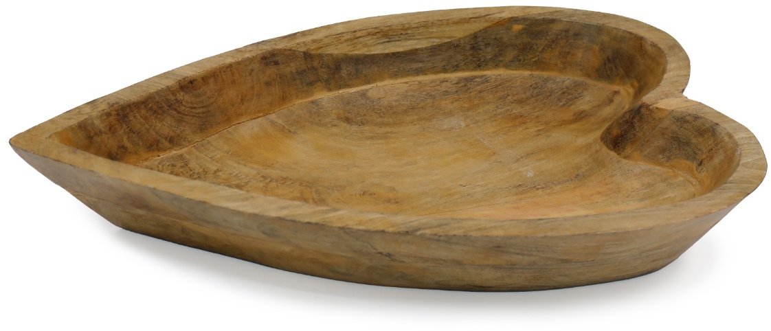 KG3429 / Wood Heart Bowl, 50cm | 66019 | Interior Decor / Hearts ...