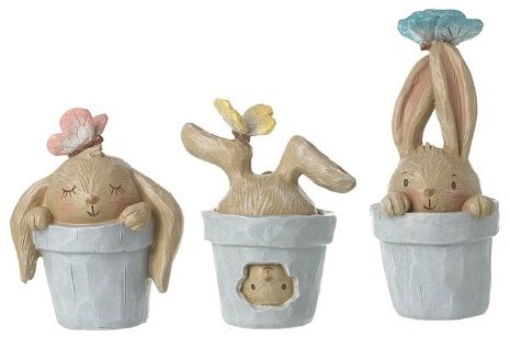 SR352 / Plant Pot Rabbit, 3A 13.8cm | 66781 | Interior Decor / Home ...