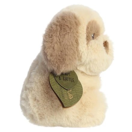 Eco Nation Toddy Dog Rattle, 15cm | 71605 | Children & Baby / Soft Toys ...