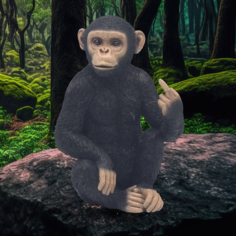 LP75038 / Cheeky Monkey Middle Finger Gesture Figure | 72430 | Interior ...