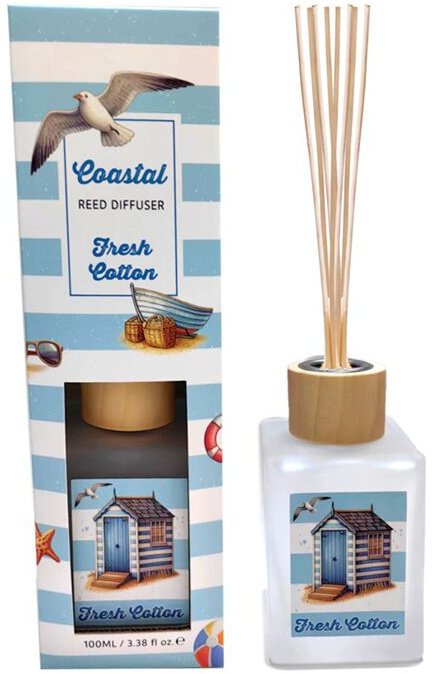 Coastal Fresh Cotton 100ml Reed Diffuser | 76251 | Homeware / Candles ...
