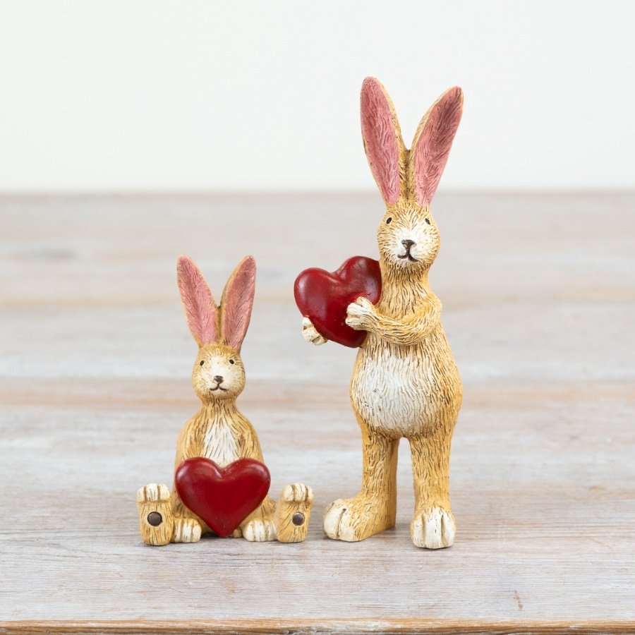 PL0221314 - Red Heart Jasper Rabbit, 8.5cm | | Everyday / Ornaments ...